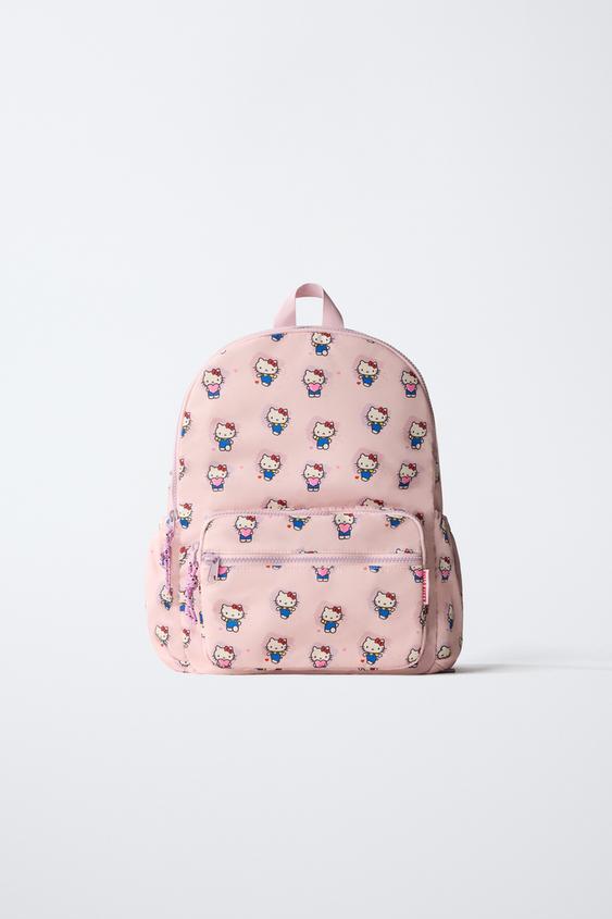 HELLO KITTY © SANRIO SCHOOL BACKPACK - Ecru White | ZARA United Kingdom