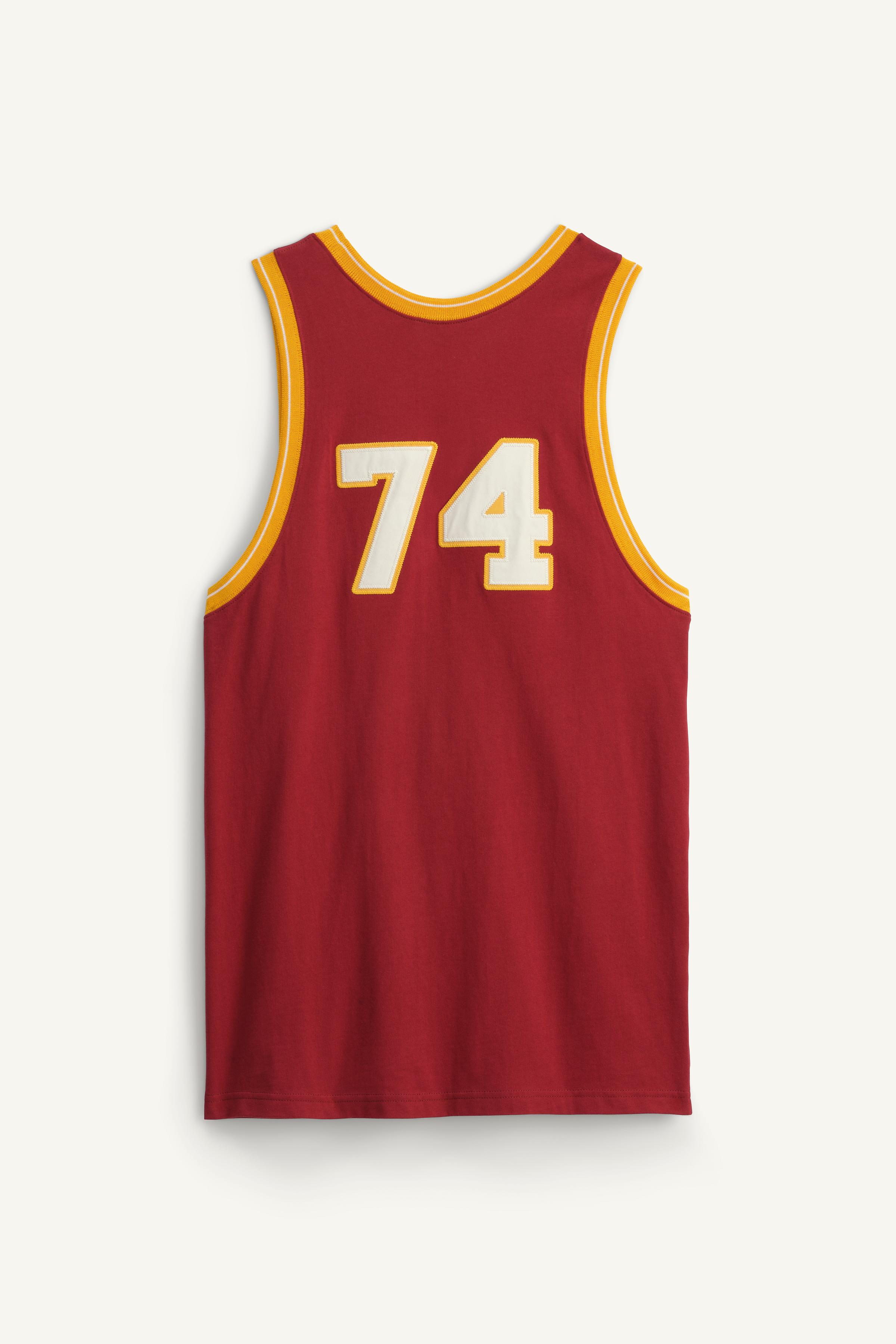 LIMITED EDITION NUMBER TANK TOP - Burgundy | ZARA United States LIMITED EDITION NUMBER TANK TOP - Burgundy | ZARA United States