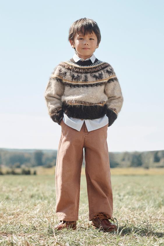 CHINO BROEK MET DECORATIEVE STIKSELS IN LIMITED EDITION - Roze | ZARA ...