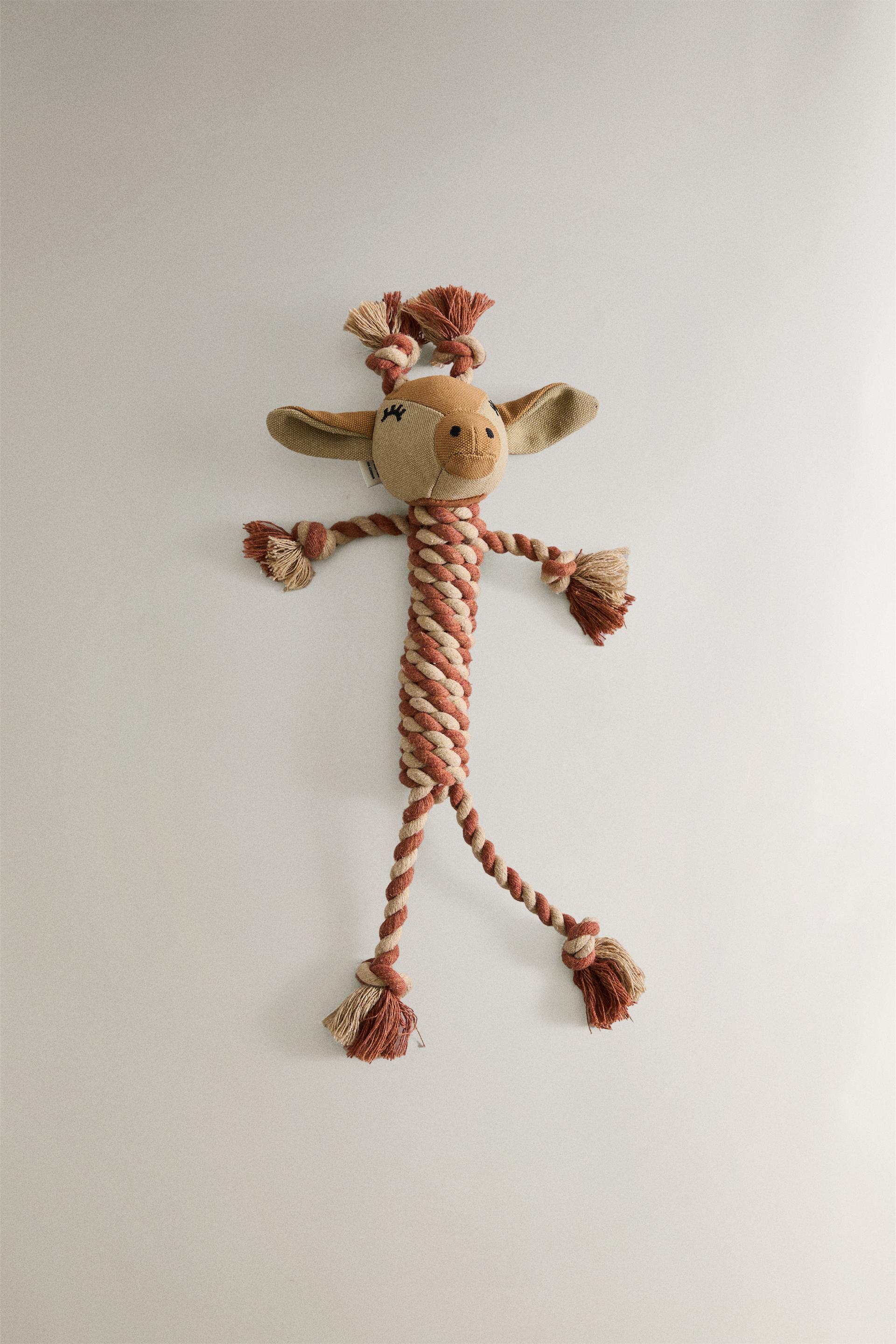 CORD GIRAFFE PET TOY - ベージュ | ZARA Japan / 日本