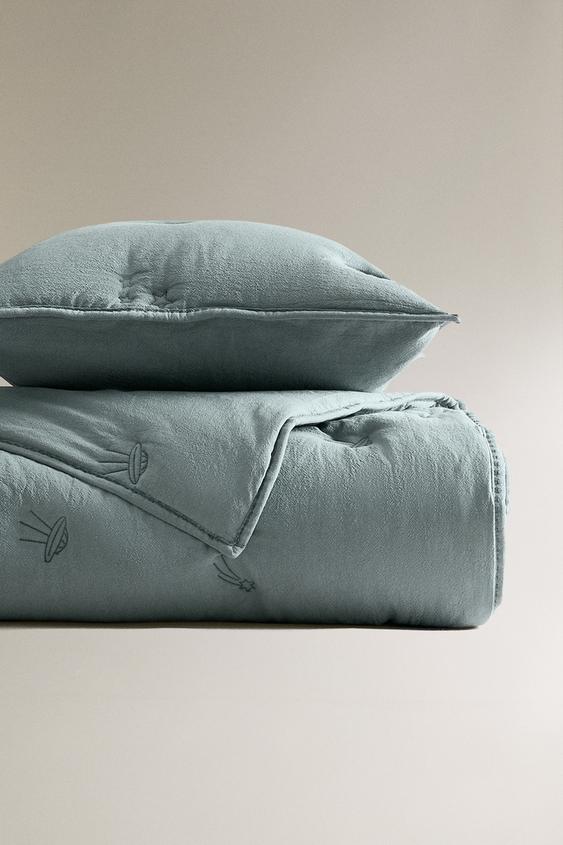 ΠΑΙΔΙΚΟ ΒΑΜΒΑΚΕΡΟ ΡΙΧΤΑΡΙ ΔΙΑΣΤΗΜΑ - Μπλε | ZARA Greece / Ελλαδα