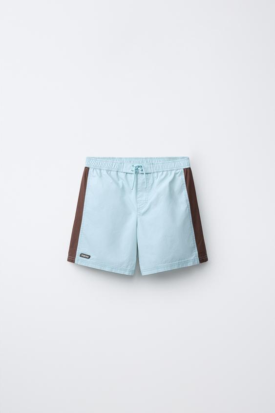 4-6 AÑOS/ BERMUDA BAÑO COLOR BLOCK PUKAS SURF - Azul | ZARA España