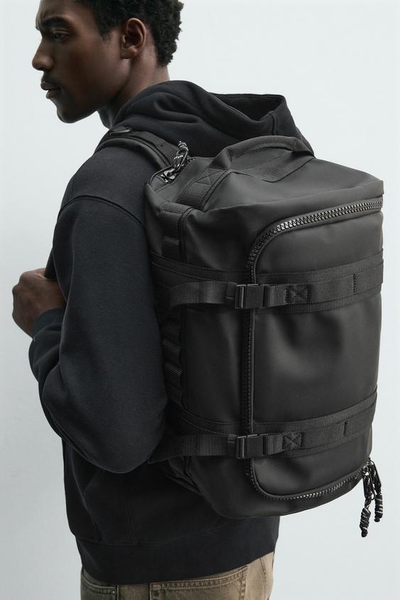 TECHNICAL TRAVEL BACKPACK - Black | ZARA United States