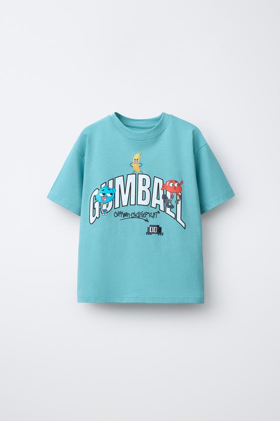 MAGLIETTA STAMPATA GUMBALL CARTOON NETWORK™ - Blu | ZARA Italia / Italy