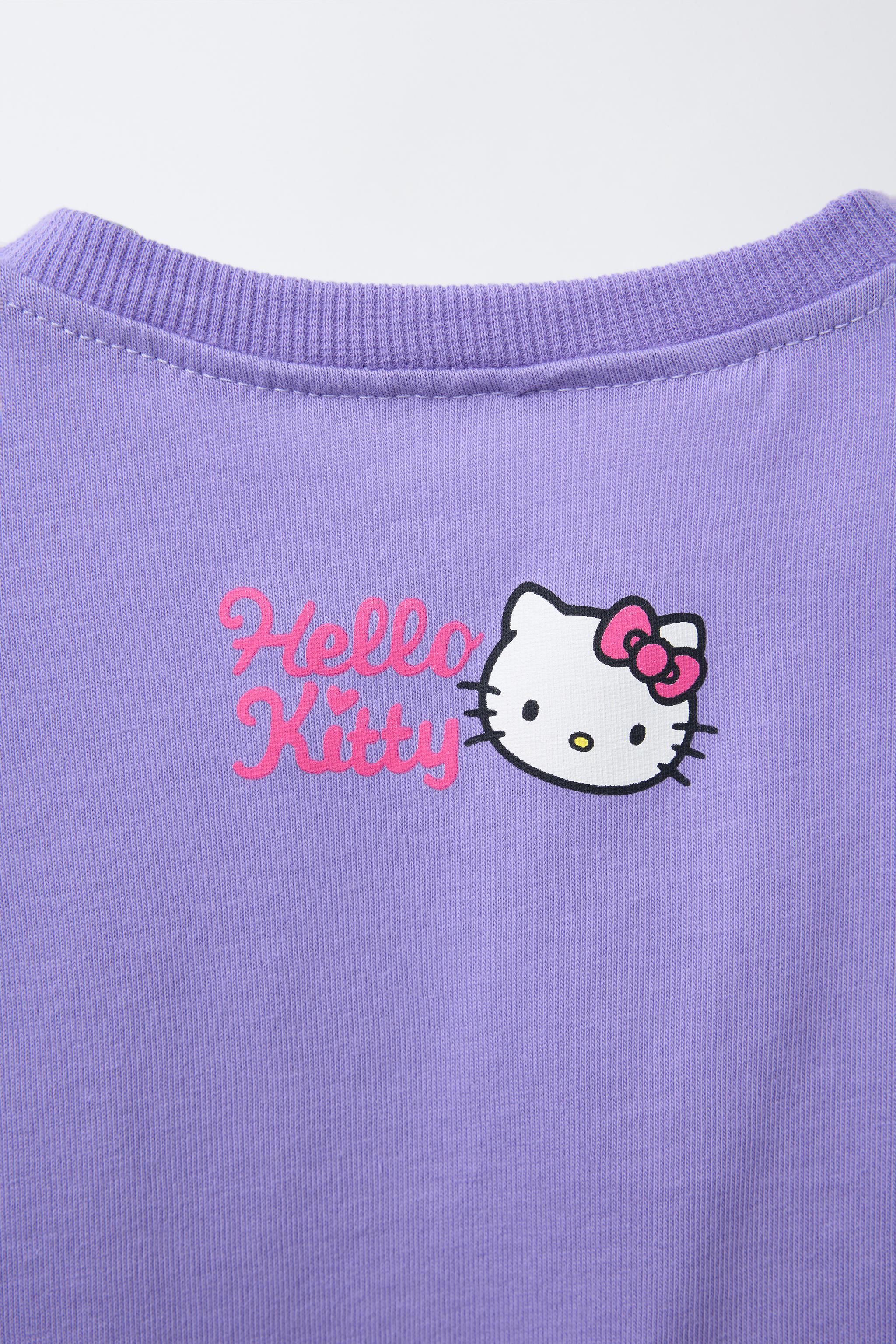 Hello Kitty Paarse Strik