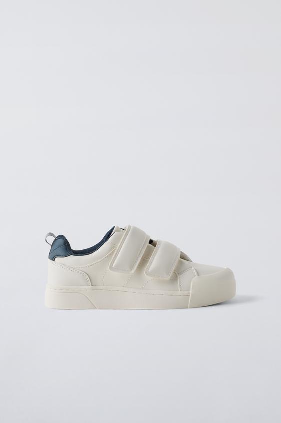 TÊNIS COM TIRAS - Branco | ZARA Brasil