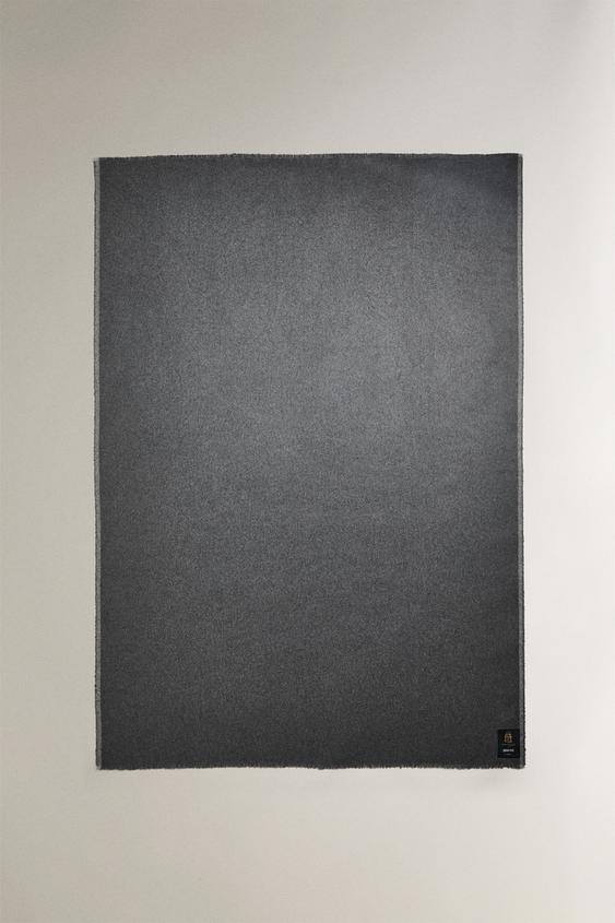 CASHMERE AND WOOL THROW - Grey | ZARA Ireland