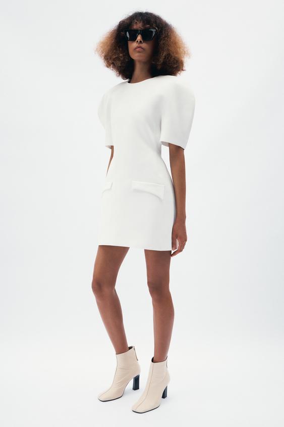 VESTIDO MINI ZW COLLECTION - Cru | ZARA Brasil