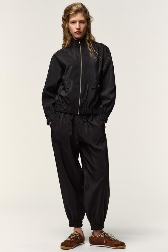 BOMBER JACKET AND CUFFED TROUSERS SET | ZARA Turkey
