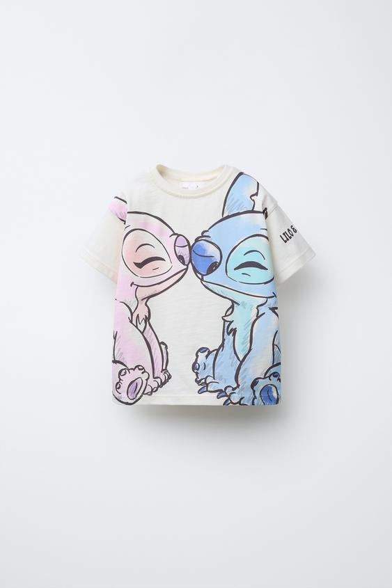 T-SHIRT LILO & STITCH © DISNEY - Blanc cassé | ZARA Suisse / Switzerland