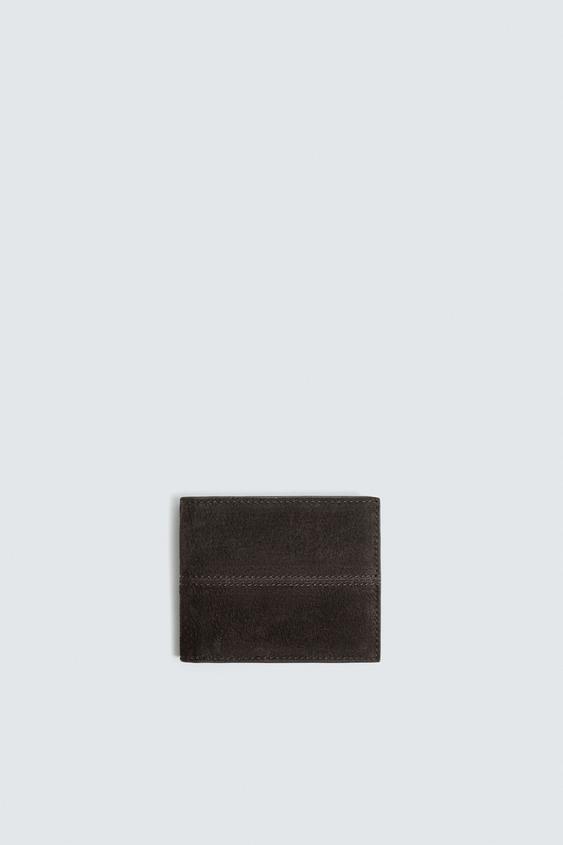 CARTERA PIEL - Marrón | ZARA España
