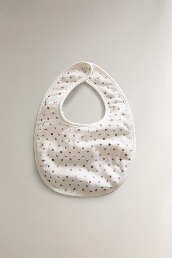 BABERO INFANTIL MINI FLOR - Blanco roto | ZARA Mexico