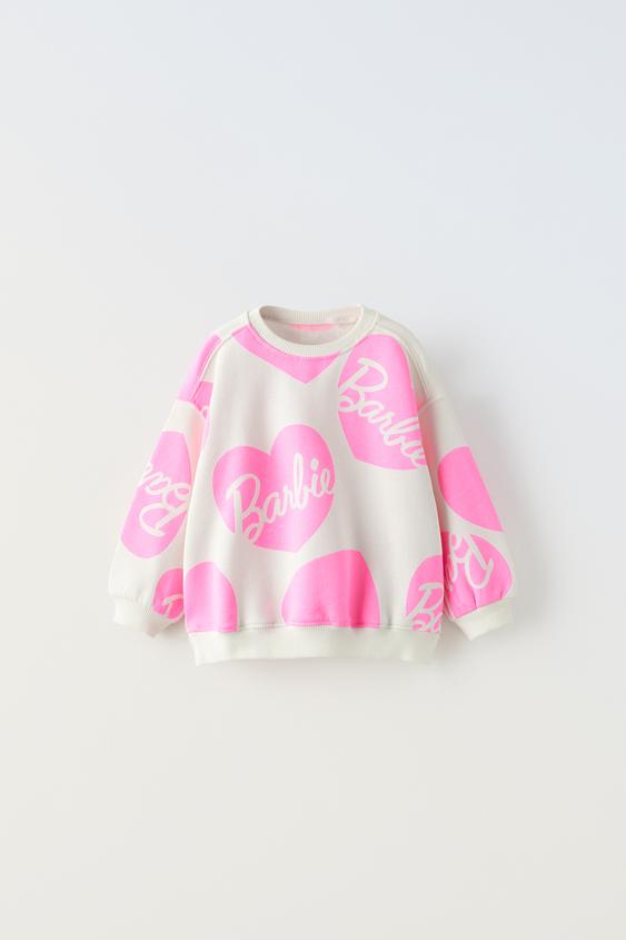 სვიტერი გულები BARBIE™ MATTEL - Ecru | ZARA Georgia