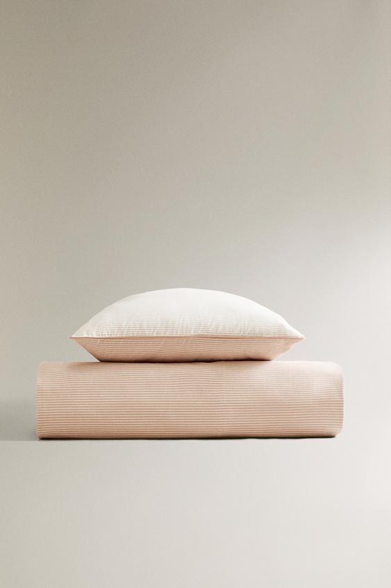 STRIPED BED LINEN | ZARA Canada