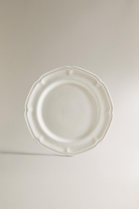 PORCELAIN DINNER PLATE - White | ZARA Mexico
