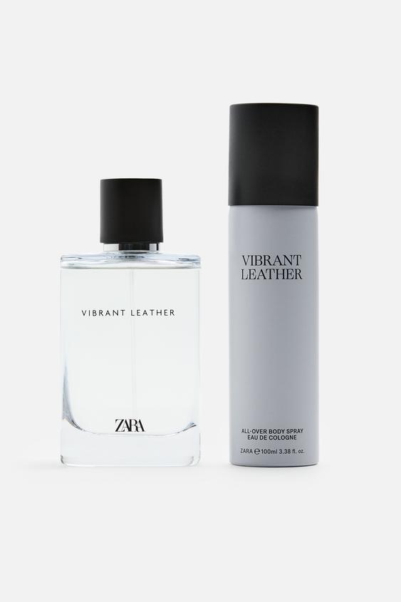 VIBRANT LEATHER EDP + ALL-OVER BODY SPRAY EDC 2 X 100 ML / 3.38 fl.oz ...
