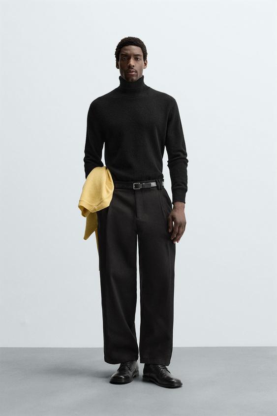 BALLOON FIT TROUSERS - Black | ZARA New Zealand