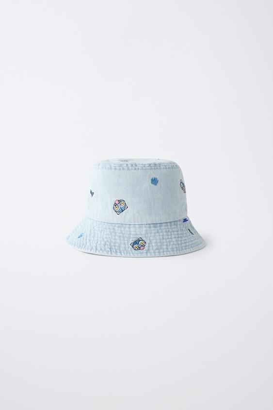 BONNET BOB EN DENIM KPOP DEMON HUNTERS™ NETFLIX © - Bleu clair | ZARA ...