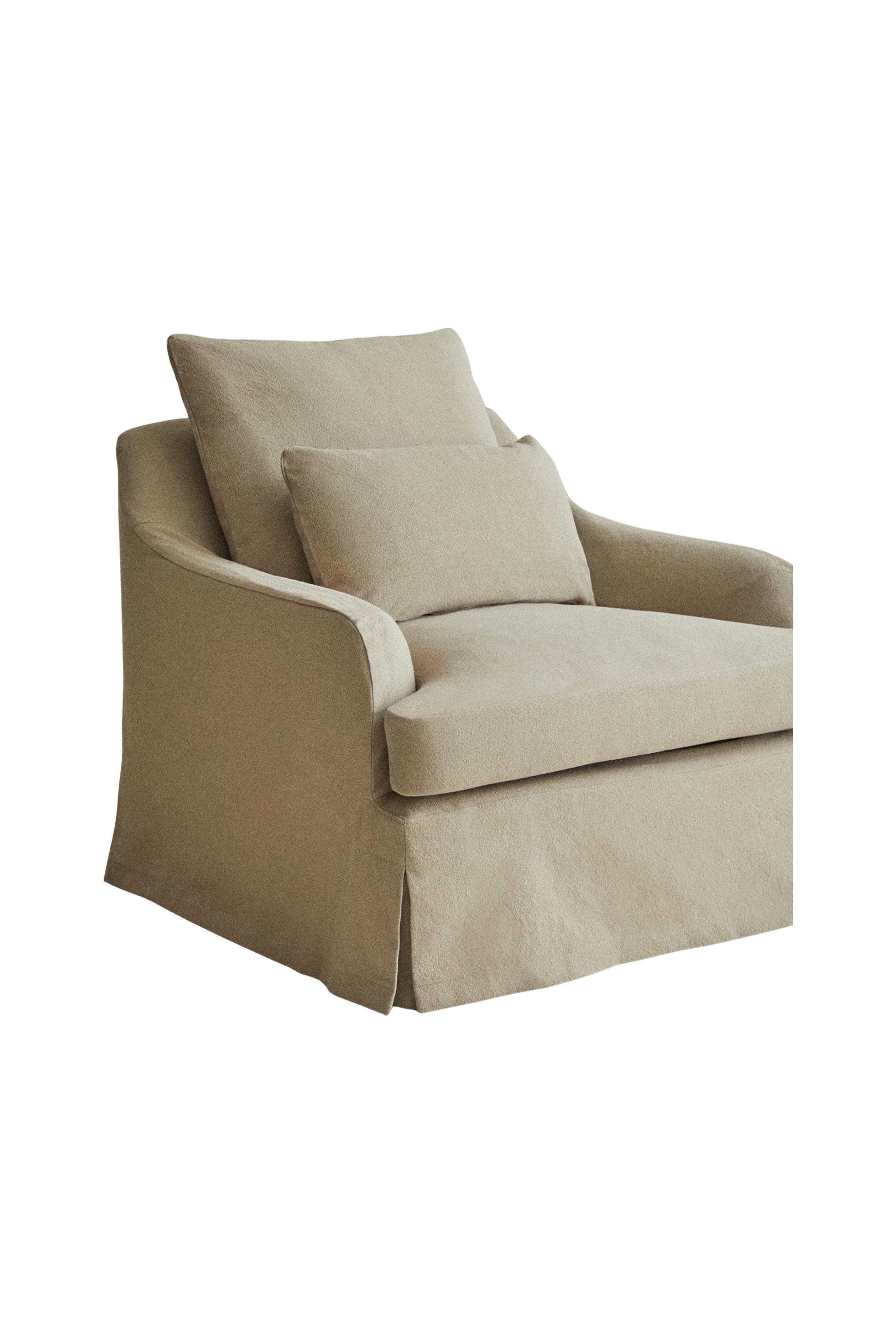 COTTON ARMCHAIR COVER 01