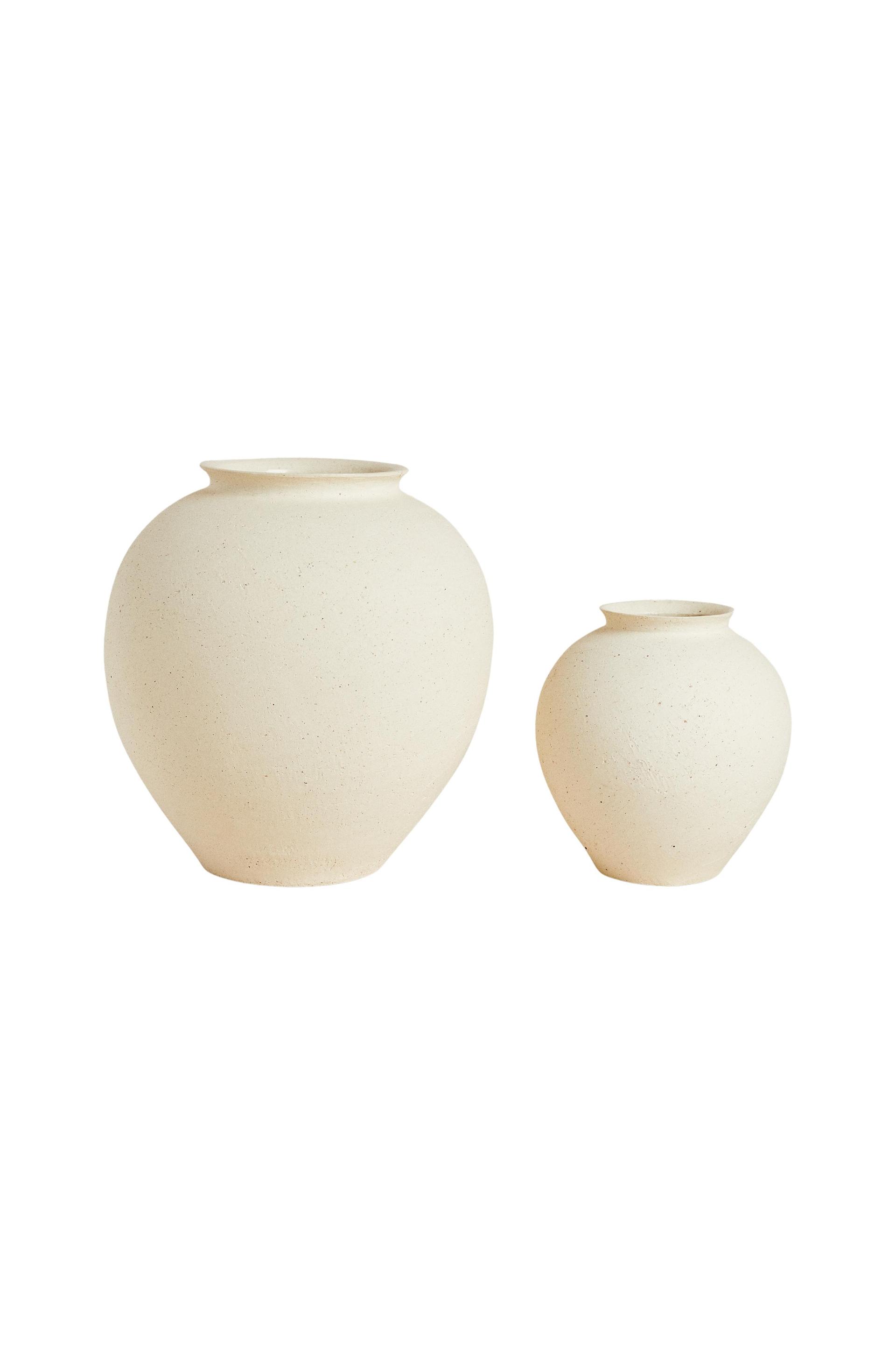 TEXTURED CERAMIC VASE - Gray | ZARA United States
