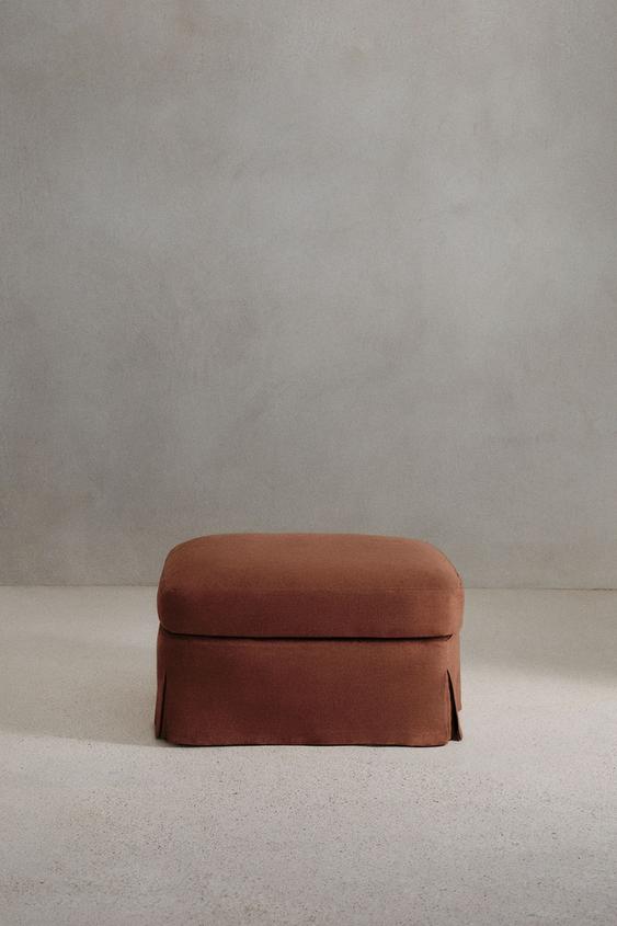 FOOTSTOOL 01 - Terracotta | ZARA United States