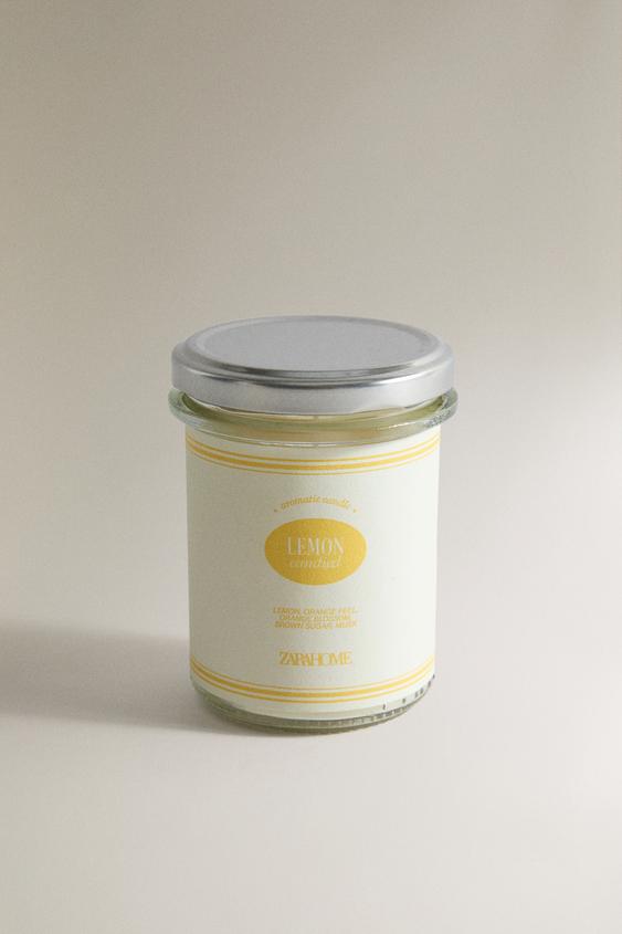 (130 G) LEMON CANDY SCENTED CANDLE - Lemon | ZARA United Kingdom