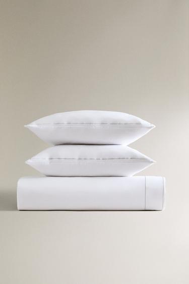 SATIN BED LINEN WITH BORDER | ZARA Canada