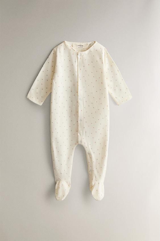 PELELE BEBÉ FLOR - Crema | ZARA Chile