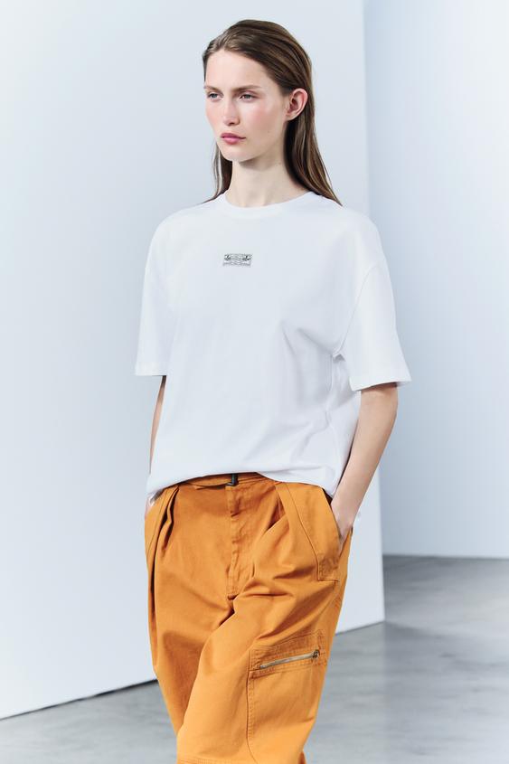 MAJICA SA ETIKETOM SPRIJEDA - Bijela | ZARA Hrvatska / Croatia MAJICA SA ETIKETOM SPRIJEDA - Bijela | ZARA Hrvatska / Croatia