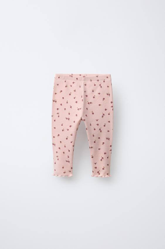 LEGGING RIB FLORES - Multicolor | ZARA Chile
