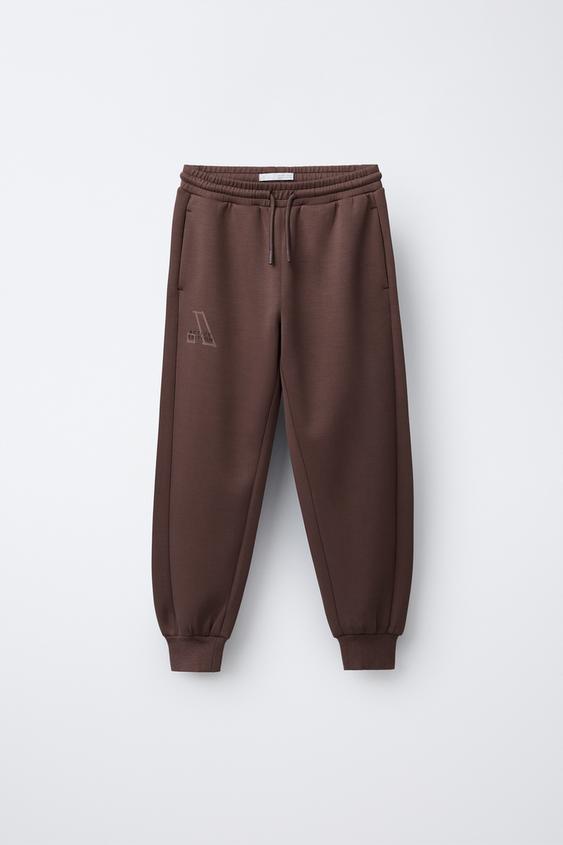 PANTALÓN JOGGER SPORTY - GRANATE | ZARA Chile