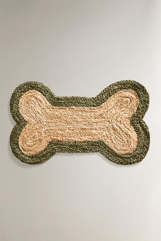 JUTE BONE PET AREA RUG - Green | ZARA United States