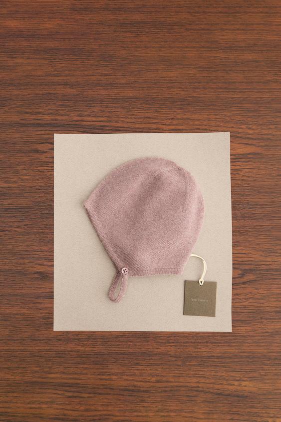 ZARA TIMELESS - 100% CASHMERE BONNET - Light pink | ZARA Turkey