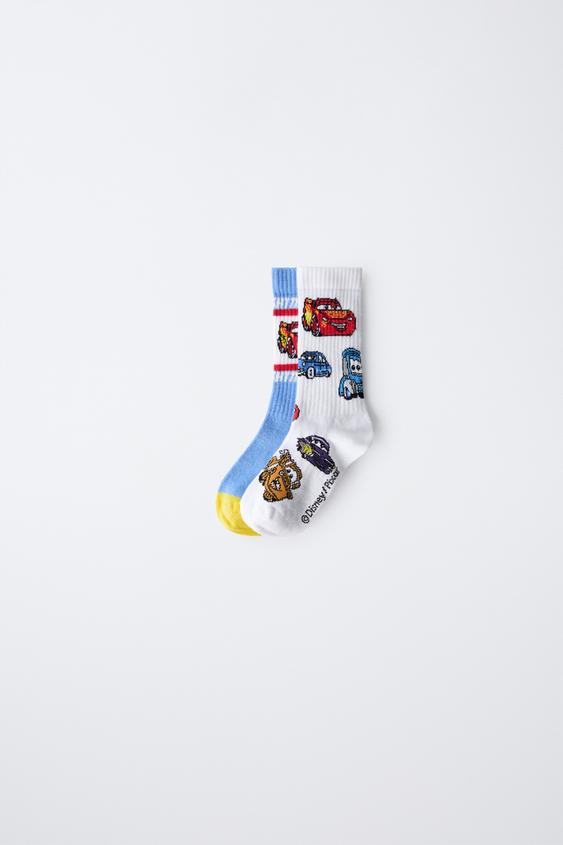 TWO-PACK OF LONG CARS © DISNEY SOCKS - White | ZARA United States