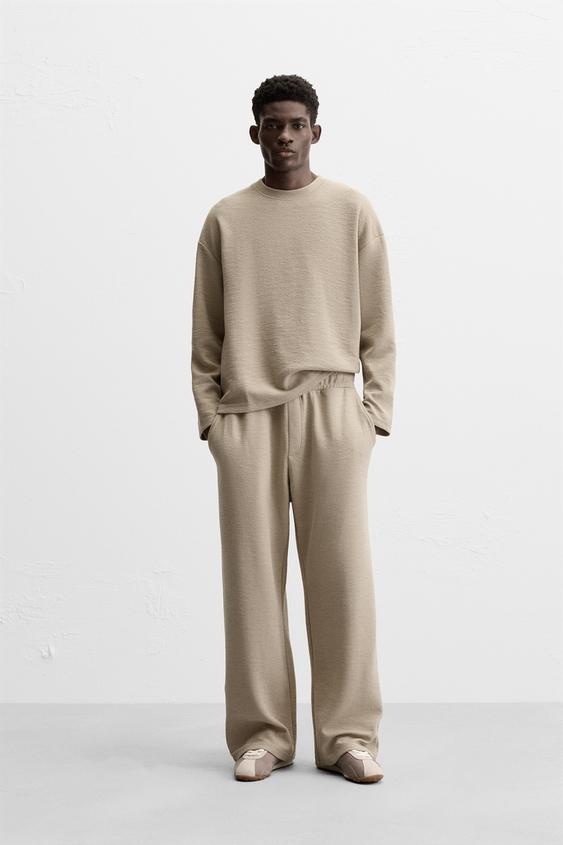 RAISED JACQUARD TRACKSUIT | ZARA Saudi Arabia