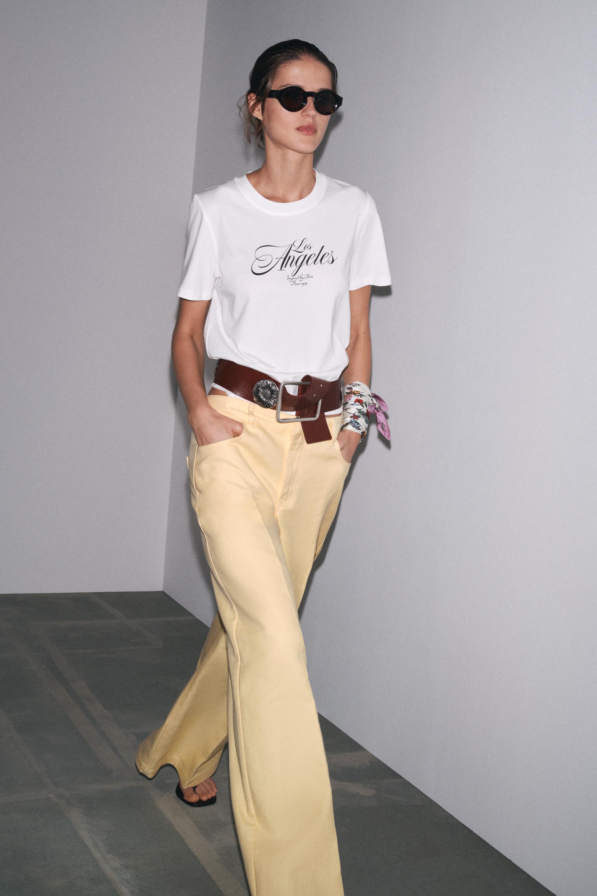 ホワイトTシャツ - レディース | ZARA 日本 ホワイトTシャツ - レディース | ZARA 日本