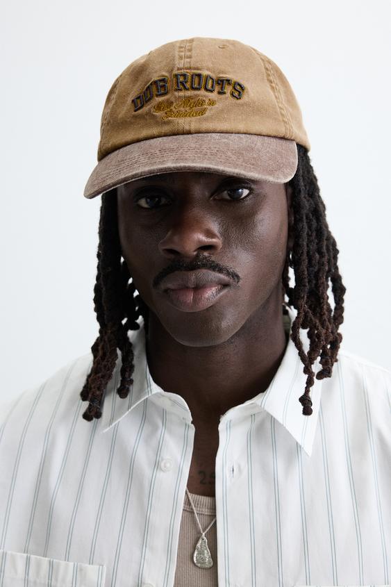 FADED EMBROIDERED CAP - Caramel | ZARA Hungary / Magyarország