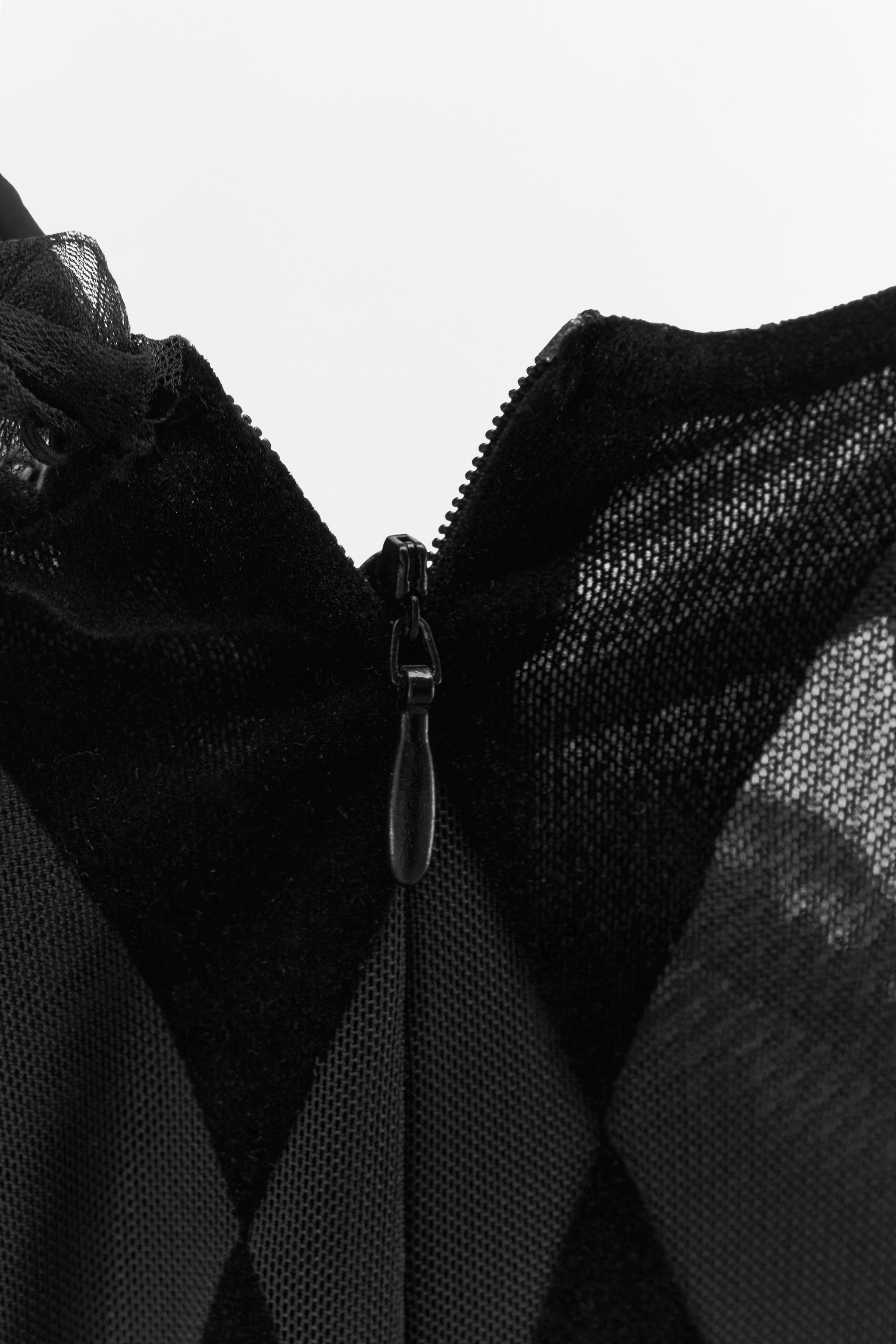 LONG ARGYLE TULLE JUMPSUIT - Black | ZARA United States LONG ARGYLE TULLE JUMPSUIT - Black | ZARA United States