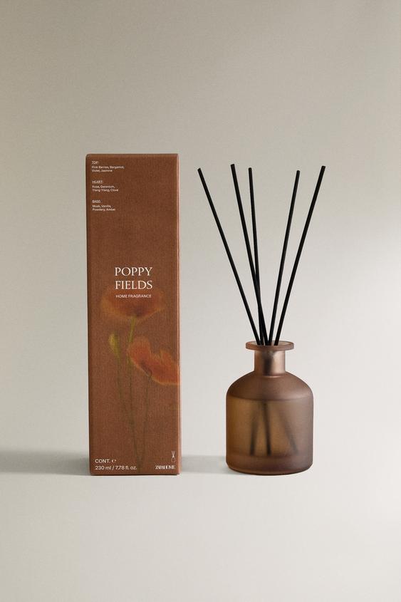 (230 ML) POPPY FIELDS REED DIFFUSERS - Red / Orange | ZARA United Kingdom