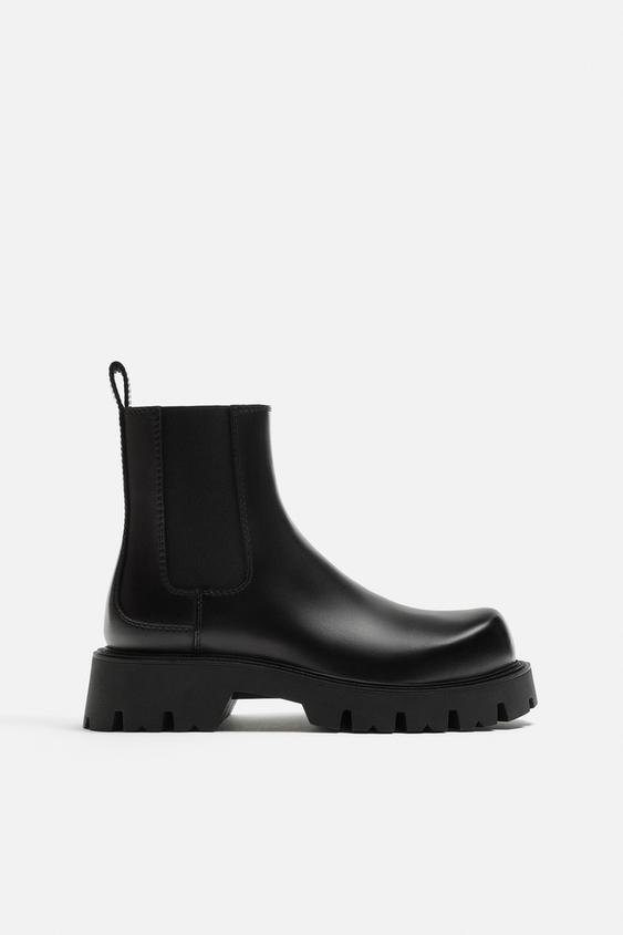 CHUNKY CHELSEA BOOTS - Black | ZARA Australia