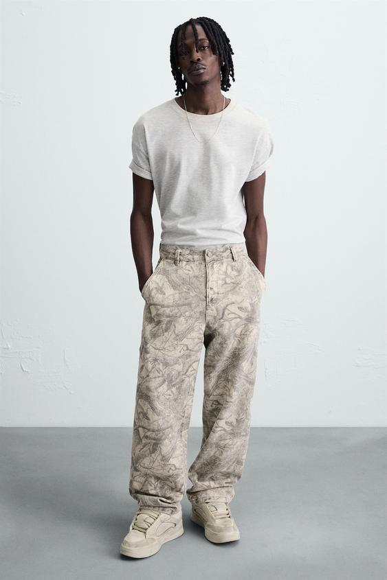 DISTRESSED CHUNKY TRAINERS - Bone White | ZARA India