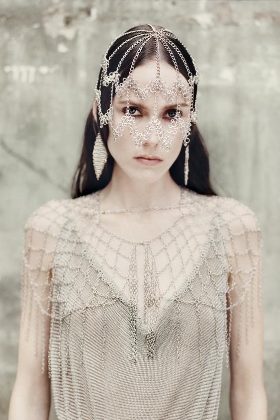 LIMITED EDITION CHAIN RING HEADPIECE - Silver | ZARA United Kingdom