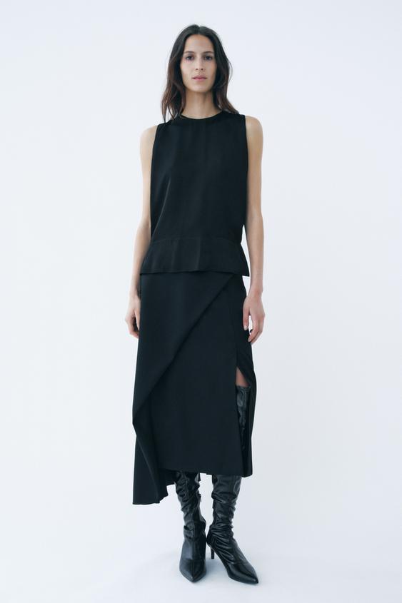 ROK ASIMETRIS LIMITED EDITION - Hitam | ZARA Indonesia