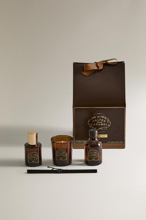 SALTED CARAMEL GIFT SET (SET OF 3) - Cream | ZARA Hungary / Magyarország