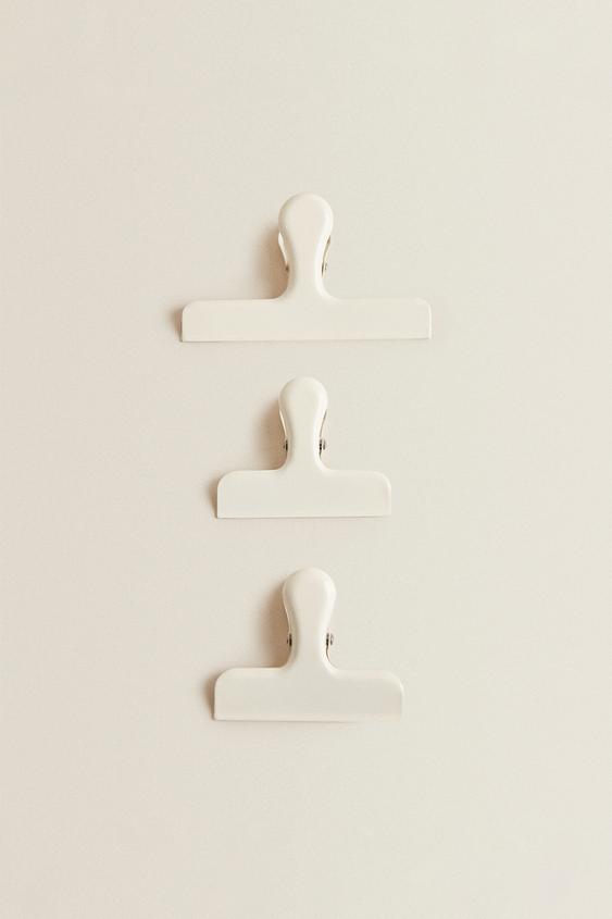 METALLIC CLIPS (SET VAN 3) - Roomkleur | ZARA België / Belgique