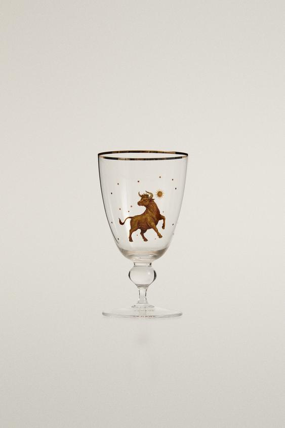 TAURUS ZODIAC GLASS | MARISA BERENSON - 透明 | ZARA Hong Kong SAR / 香港特別行政區