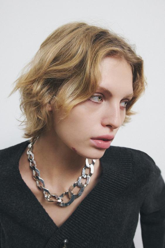 CHAIN NECKLACE - Silver | ZARA Singapore