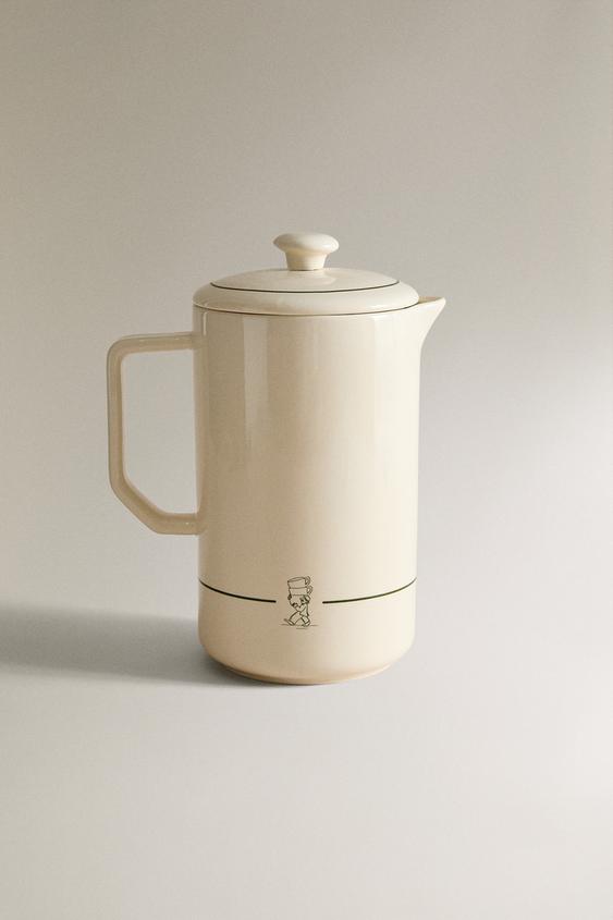 FRENCH PRESS COFFEE MAKER - White / Green | ZARA United States