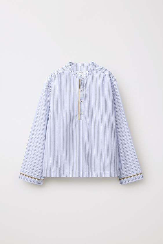 PRUGASTA KOŠULJA U STILU PIDŽAME LIMITED EDITION - prugasto | ZARA ...