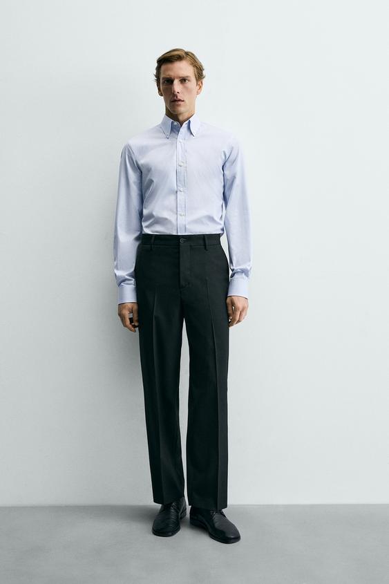 CAMISA REGULAR FIT ALGODÓN - Rayas | ZARA Mexico